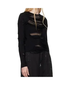 MAISON MARGIELA Distressed Crewneck Knit Jumper
