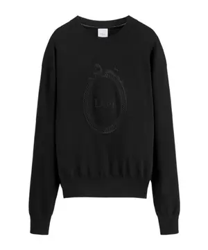 Dior Embroidered Médaillon Sweater - Black
