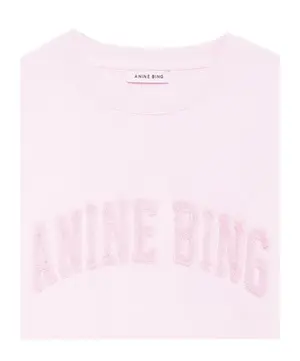 ANINE BING Spencer Logo Sweatshirt - Pink