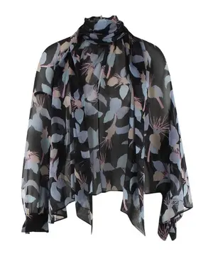 Chloé Patterned Silk Blouse