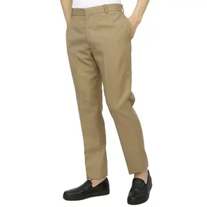 Alexander McQueen Pressed-crease Slim-cut Trousers - Brown