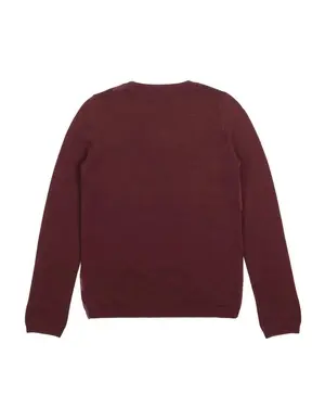 Burberry Round Neck Long-sleeved Pullover - Red