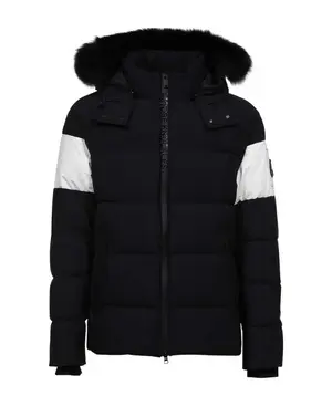 Moose Knuckles Strikers Row Hooded Down Jacket