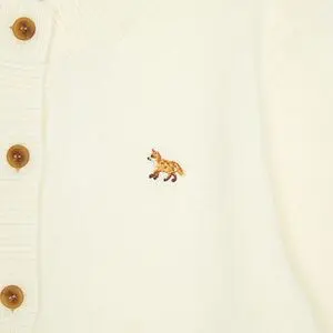 Maison Kitsuné Baby Fox Fitted Cardigan