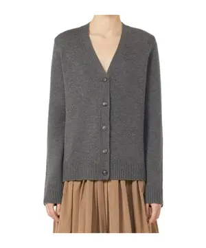 Max Mara Studio Drop Shoulder Cardigans For Women