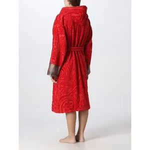 Etro Paisley-motif Belted Robe - Red