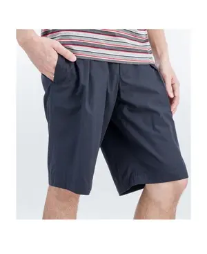Zegna Dark Blue Straight Shorts - Black