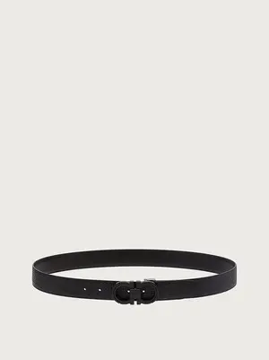 FERRAGAMO Gancini Logo Plaque Belt