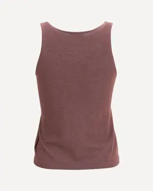 Brunello Cucinelli Scoop Neck Sleeveless Tank Top - Red