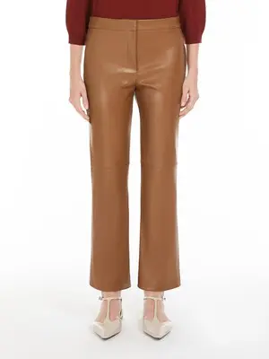 Max Mara High Waisted Sublime Flared Trousers - Camel
