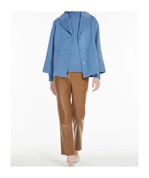 Max Mara High Waisted Sublime Flared Trousers - Camel
