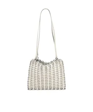 Rabanne 1969 Chain-link Shoulder Bag - White