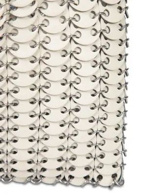 Rabanne 1969 Chain-link Shoulder Bag - White