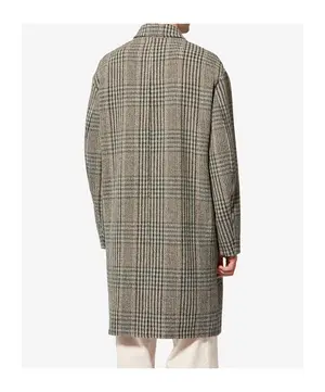 Isabel Marant Étoile Franco Coat In Checked Wool Blend