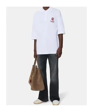 Amiri Logo Oversized Polo Shirt