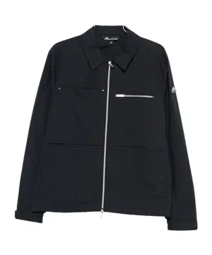 Moose Knuckles Collared Zip-up Jacket - Black