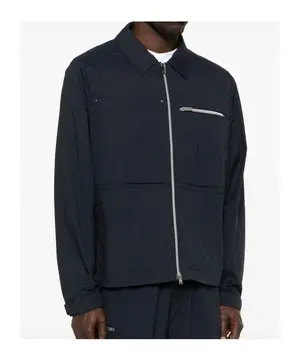 Moose Knuckles Collared Zip-up Jacket - Black