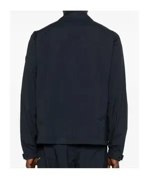 Moose Knuckles Collared Zip-up Jacket - Black