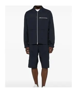 Moose Knuckles Collared Zip-up Jacket - Black
