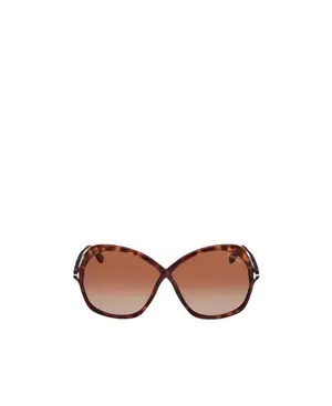 TOM FORD Oversized-frame Sunglasses - Brown
