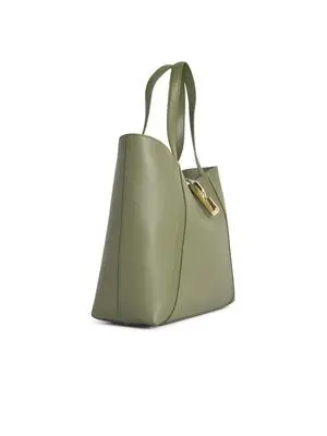 Furla Logo Detail Shoulder Bag - Green