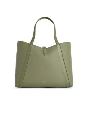 Furla Logo Detail Shoulder Bag - Green