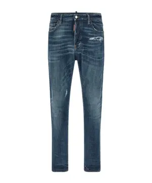 Dsquared2 Distressed Denim Jeans - Blue