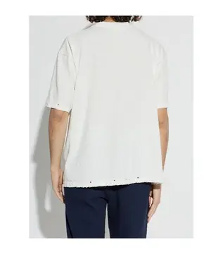 MISBHV Distressed Print T-shirt - White