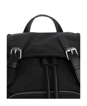 Burberry Small Rucksack In Logo Print Econyl