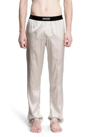 TOM FORD Stretch Satin Pyjamas - Nude
