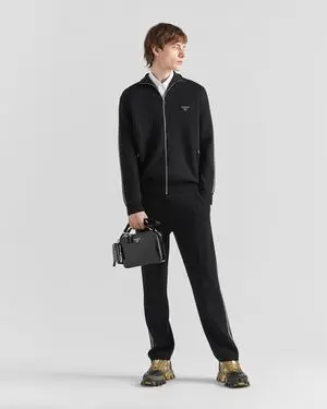 Prada Stripe-detailed Straight Leg Track Pants