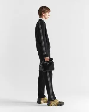 Prada Stripe-detailed Straight Leg Track Pants