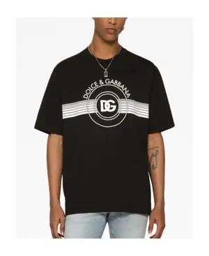 Dolce & Gabbana Dolce Gabbana Logo Printed Crewneck T-shirt
