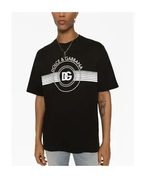 Dolce & Gabbana Dolce Gabbana Logo Printed Crewneck T-shirt