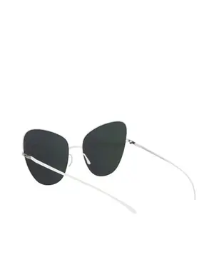 Mykita X Maison Margiela Cat Eye Sunglasses - Black