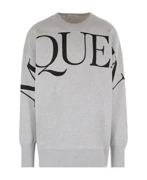 Alexander McQueen Logo-print Sweatshirt - Gray