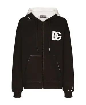Dolce & Gabbana Zip Up Sweatshirts Hoodies For Men