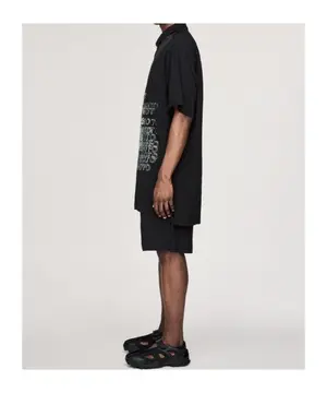 Y3 Placed Graphic Short-sleeve Long Shirt
