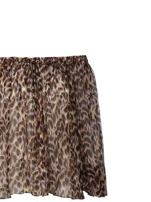 Isabel Marant Étoile Off-shoulder Leopard Print Blouse