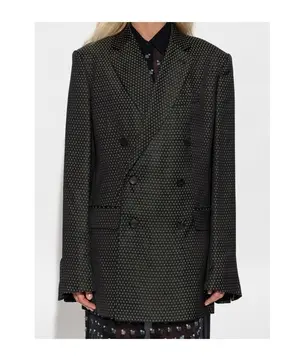 Dries Van Noten Long Sleeve Blazer - Black
