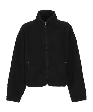 ENTIRE STUDIOS Sherpa Zip Jacket - Black