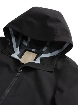 Woolrich Waterproof Hooded Stretch Jacket - Black