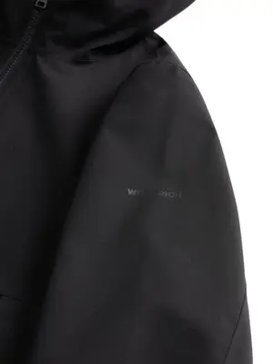 Woolrich Waterproof Hooded Stretch Jacket - Black
