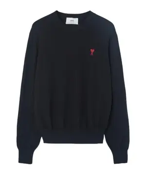 Ami Embroidered Sweaters For Men