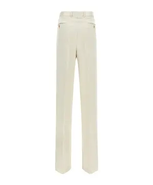 TOM FORD Pleated Straight-leg Trousers - Beige