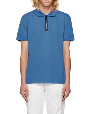 Alexander McQueen Logo-trim Polo Shirt