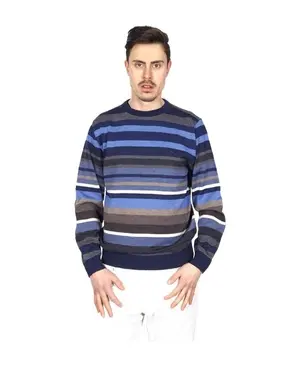 PAUL  SHARK Paul & Shark Striped Pullover - Blue