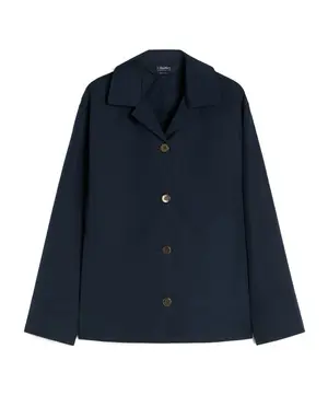 Max Mara Gentile Button-fastening Shirt - Midnight Blue
