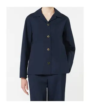 Max Mara Gentile Button-fastening Shirt - Midnight Blue