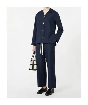 Max Mara Gentile Button-fastening Shirt - Midnight Blue